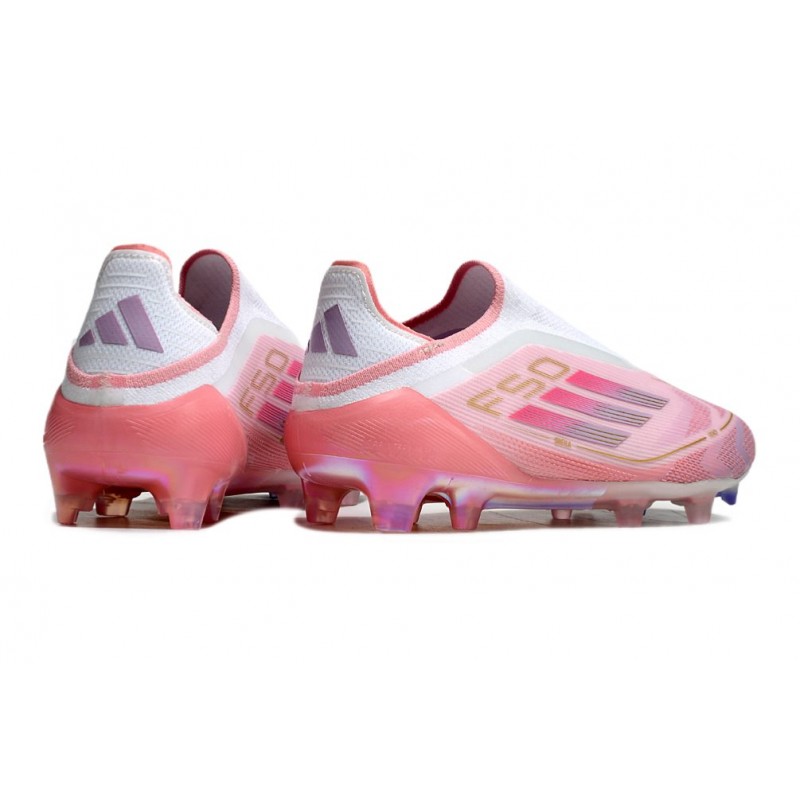 adidas F50 Elite LL FG Nuovo Rosa Bianco